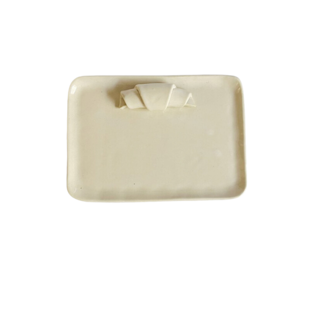 Croissant Tray - Handmade Ceramic Breakfast Serving Dish – TWO WEBSTER