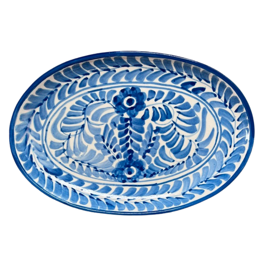 Large Floral Serving Platter – TWO WEBSTER